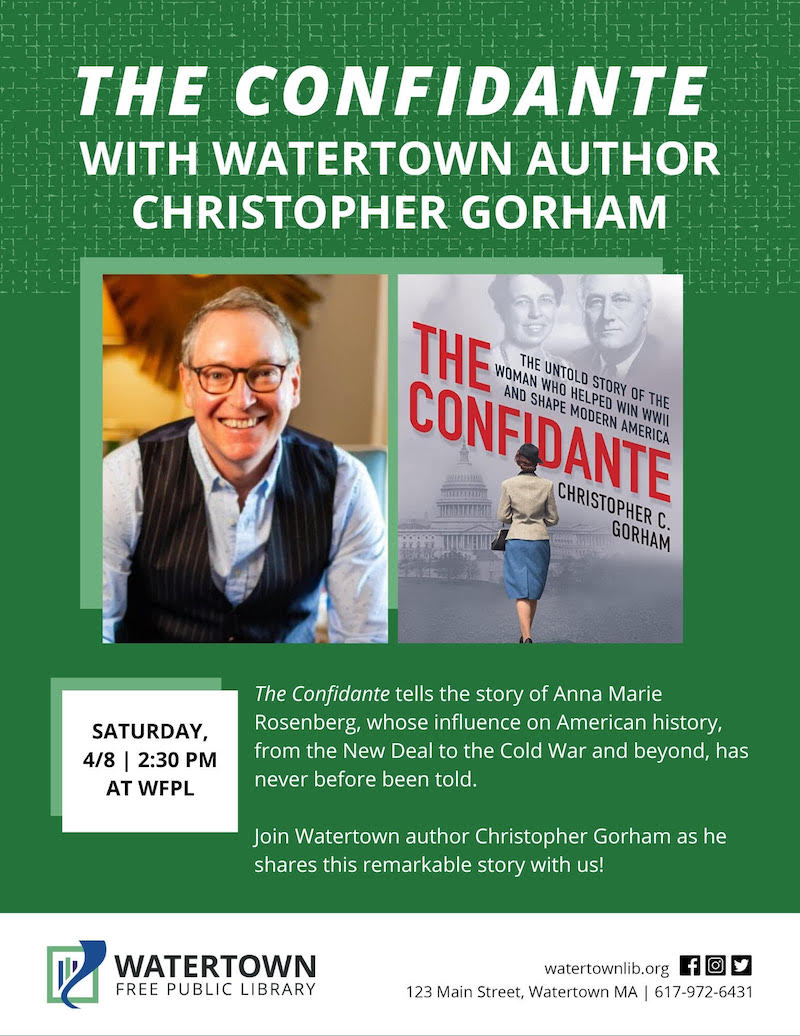 Watertown Author to Talk About His Book on a Woman Who Helped Win WW2 ...