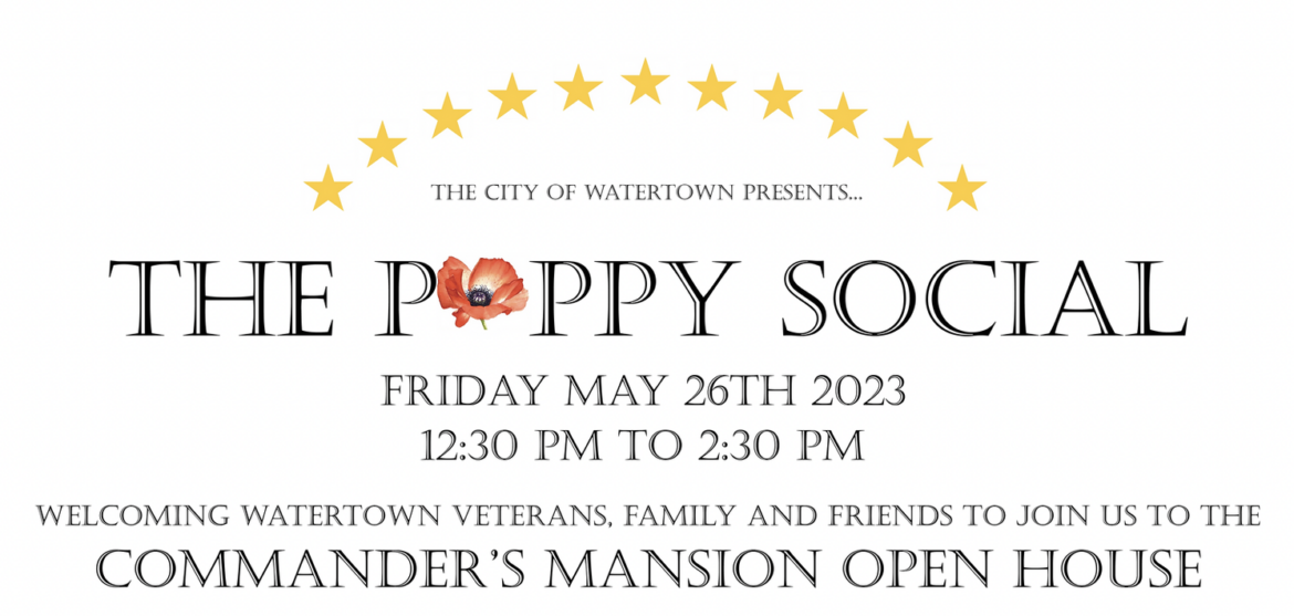 Watertown Veterans Groups Hosting Poppy Social at Commander’s Mansion ...
