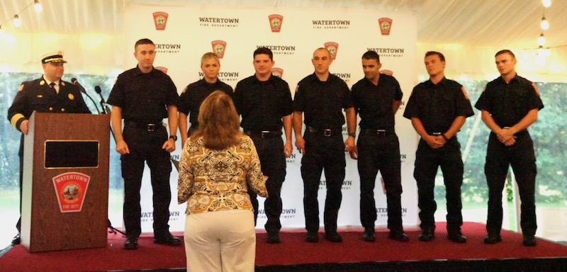 Watertown’s Fire Chief Thanks Family, Fellow Firefighters During ...