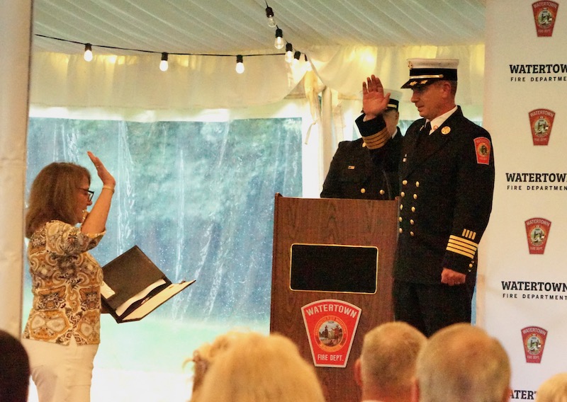 Watertown’s Fire Chief Thanks Family, Fellow Firefighters During ...