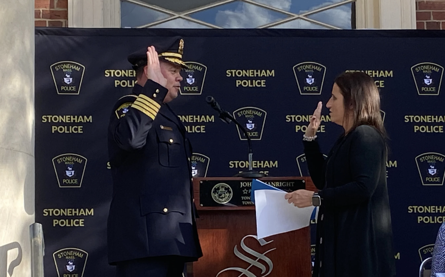 Former Watertown Lieutenant Sworn in as Stoneham Police Chief ...