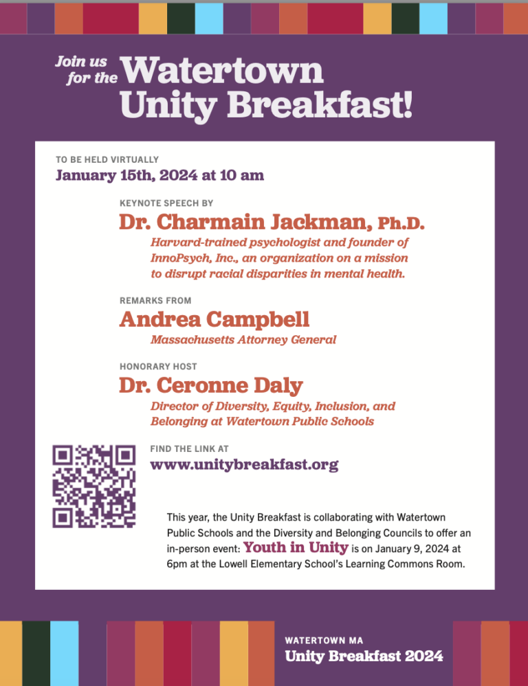 Watertown’s Unity Breakfast to be Broadcast Live on MLK Day | Watertown ...