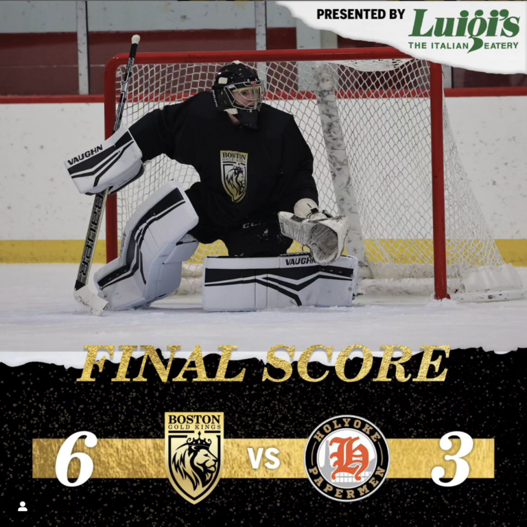 Gold Kings Victorious in First Ever Game in New Hockey League ...