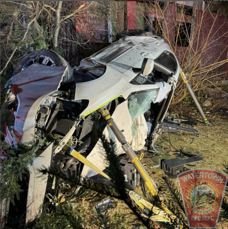 Three Sent To Hospital After Watertown Motor Vehicle Accident