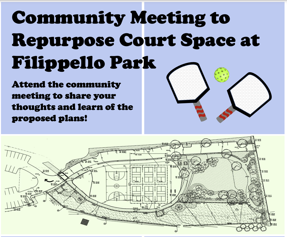 Area at Filippello Park May be Turned into Pickleball Courts ...