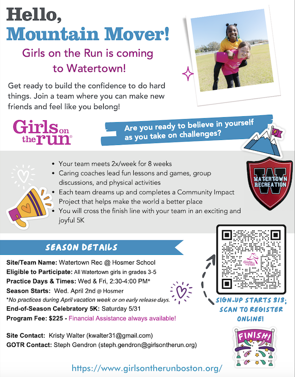 Girls On the Run Comes to Watertown, See How to Participate | Watertown ...
