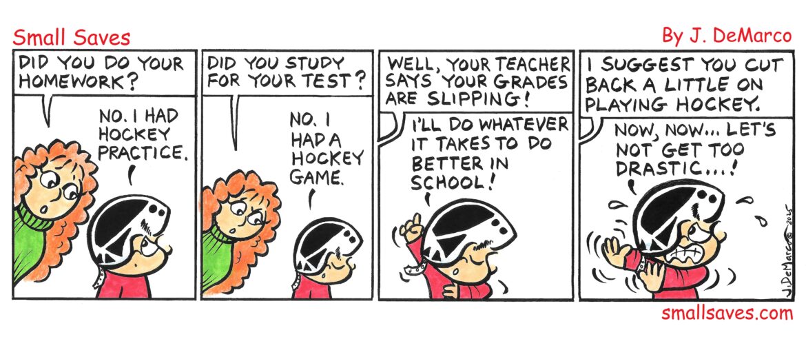 Small Saves Balances School with Hockey in This Week’s Comic ...