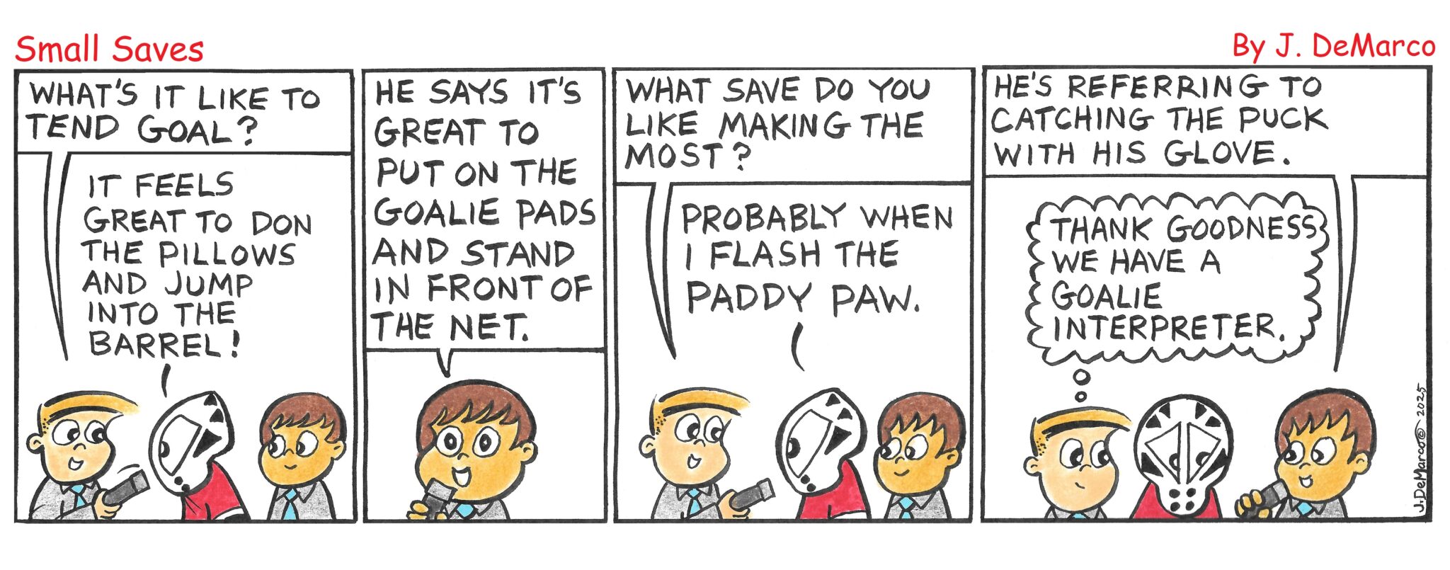 Cartoon: Small Saves’ Television Interview | Watertown News