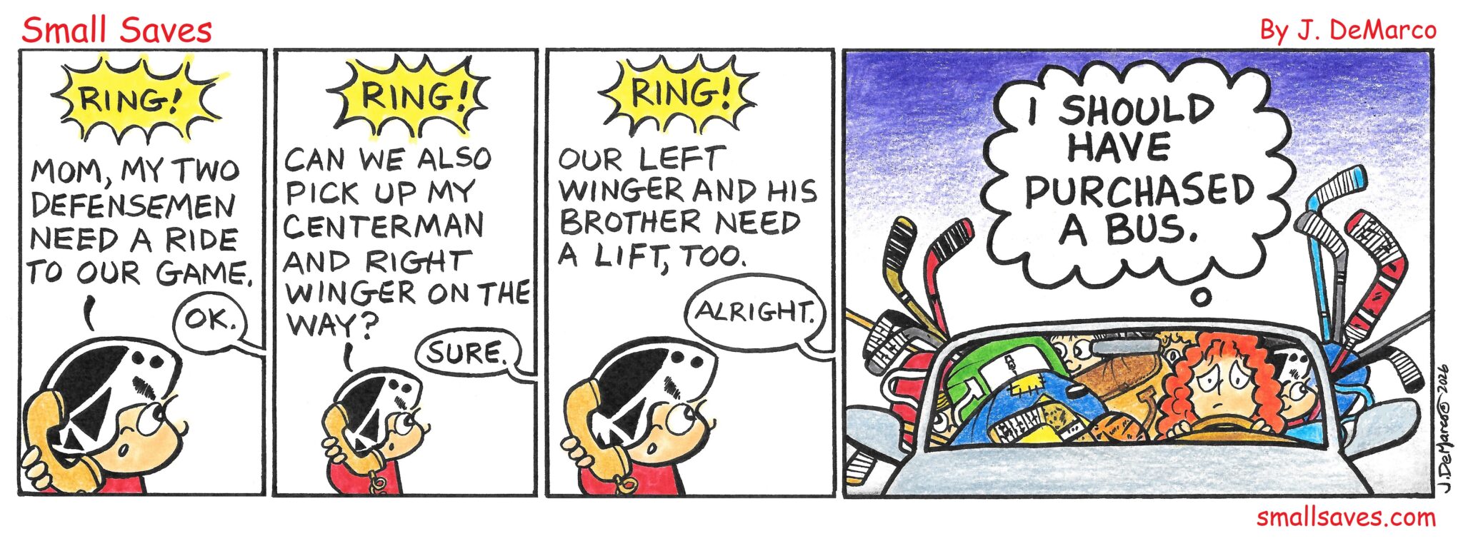 Small Saves Cartoon: Car or Team Bus? | Watertown News