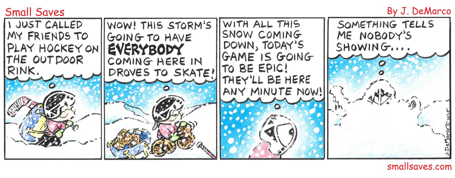 See How Small Saves Spends a Snowy Day in This Week’s Comic | Watertown ...